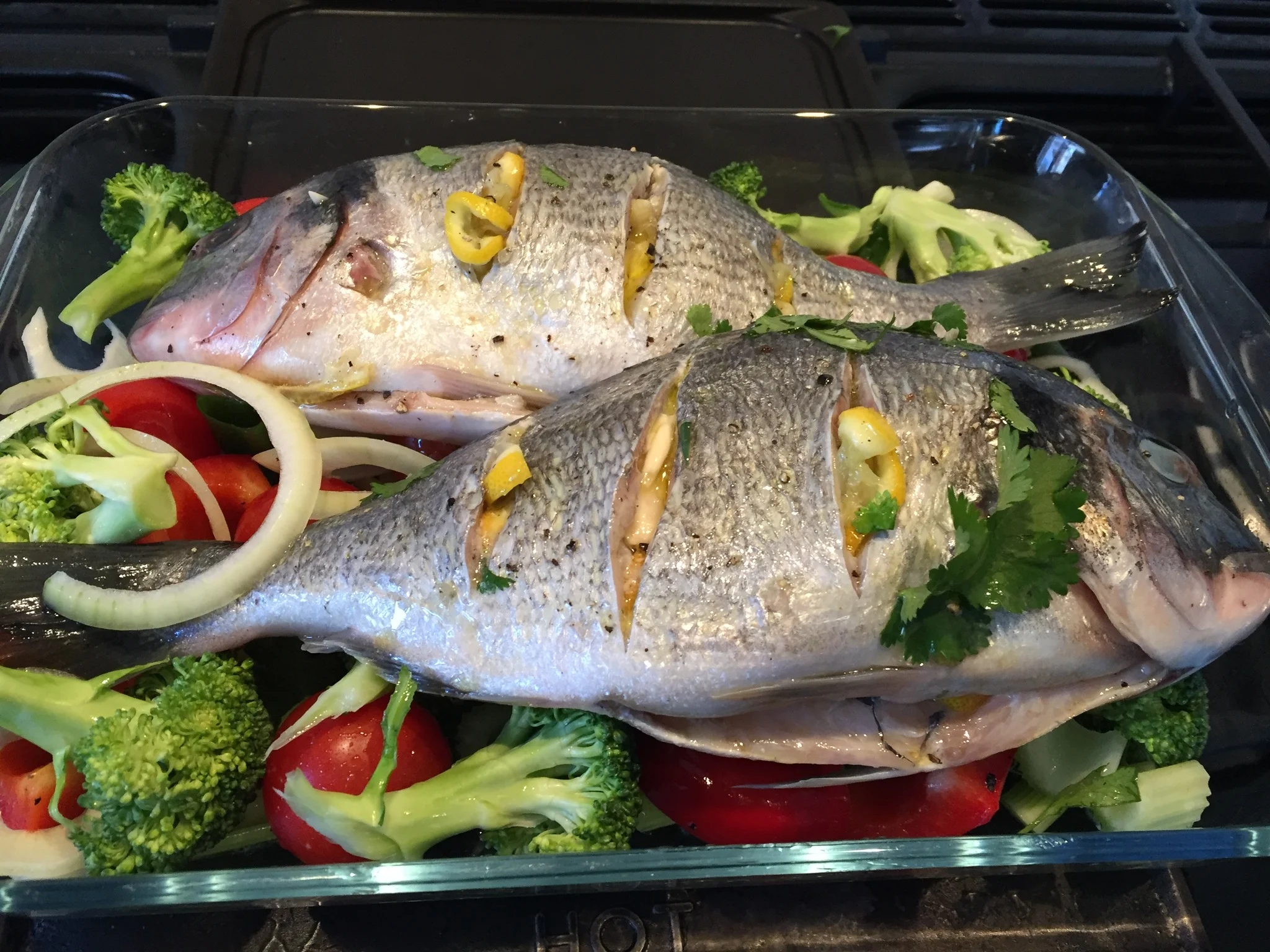 Baked Sea Bream, My Style | Culinae Mundi