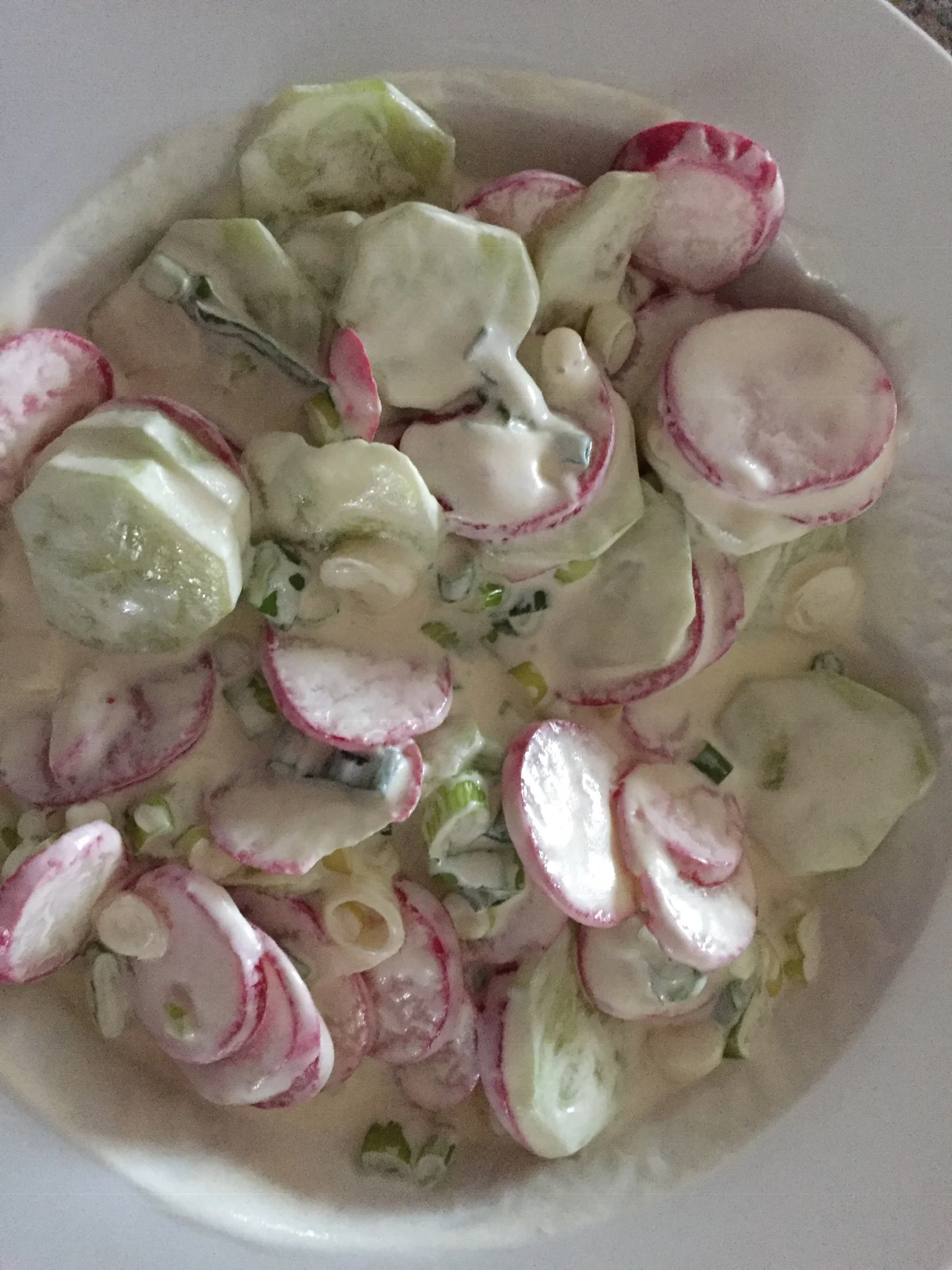 Mizeria - A Polish Radish & Cucumber Salad | Culinae Mundi