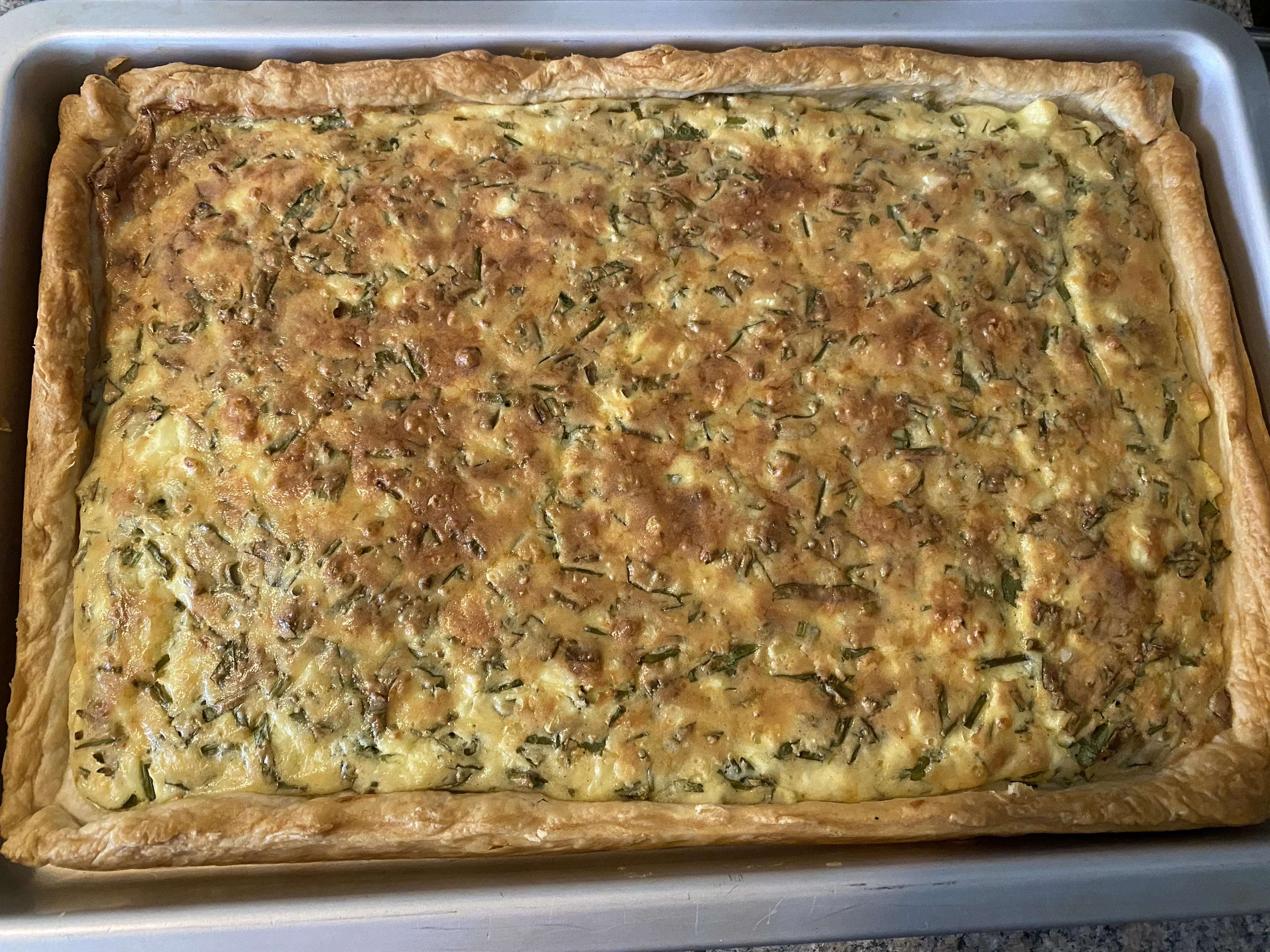 Puff Pastry Cheese Tart | Culinae Mundi